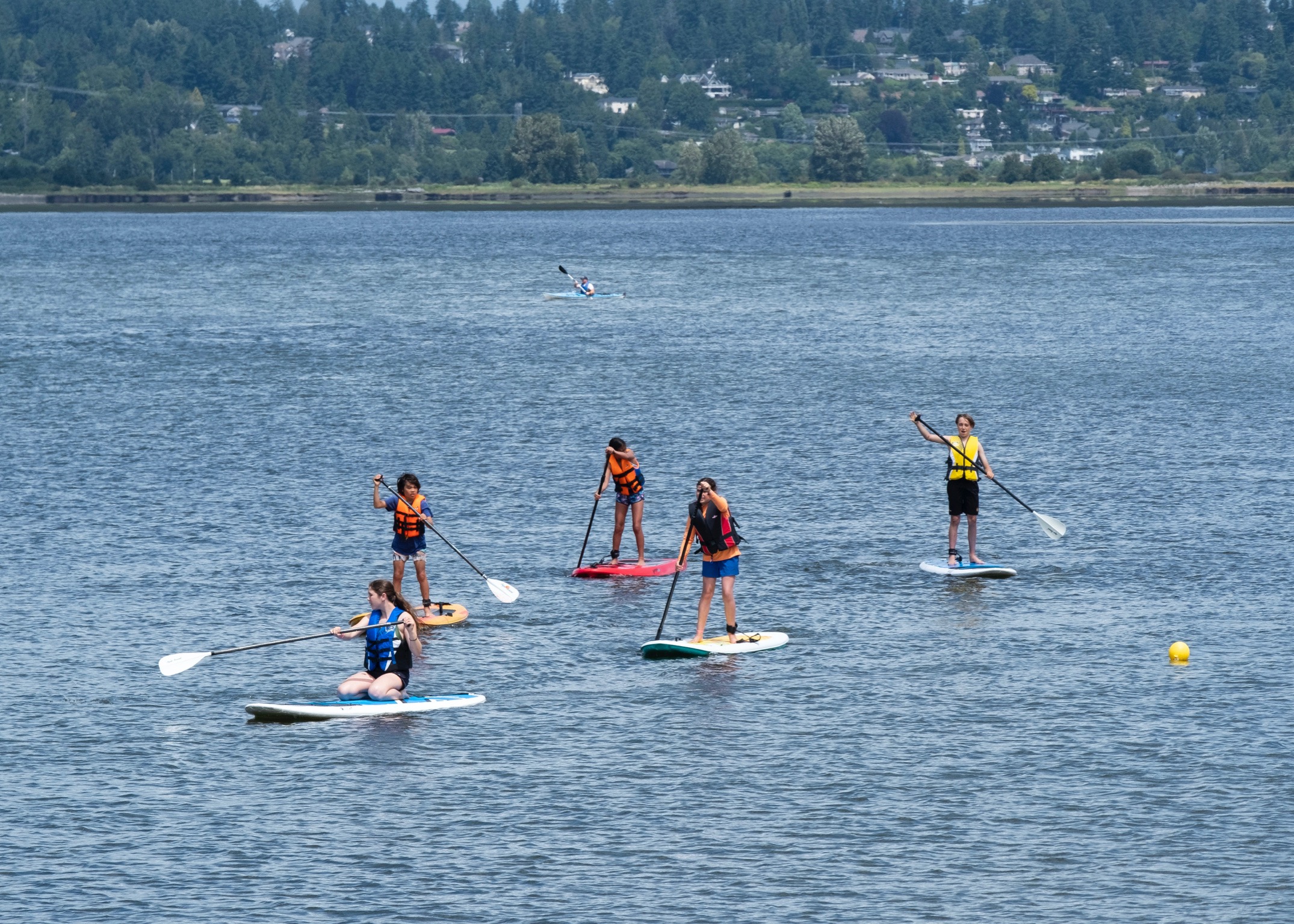 Paddle Boarding with Crescent Beach Swimming Club