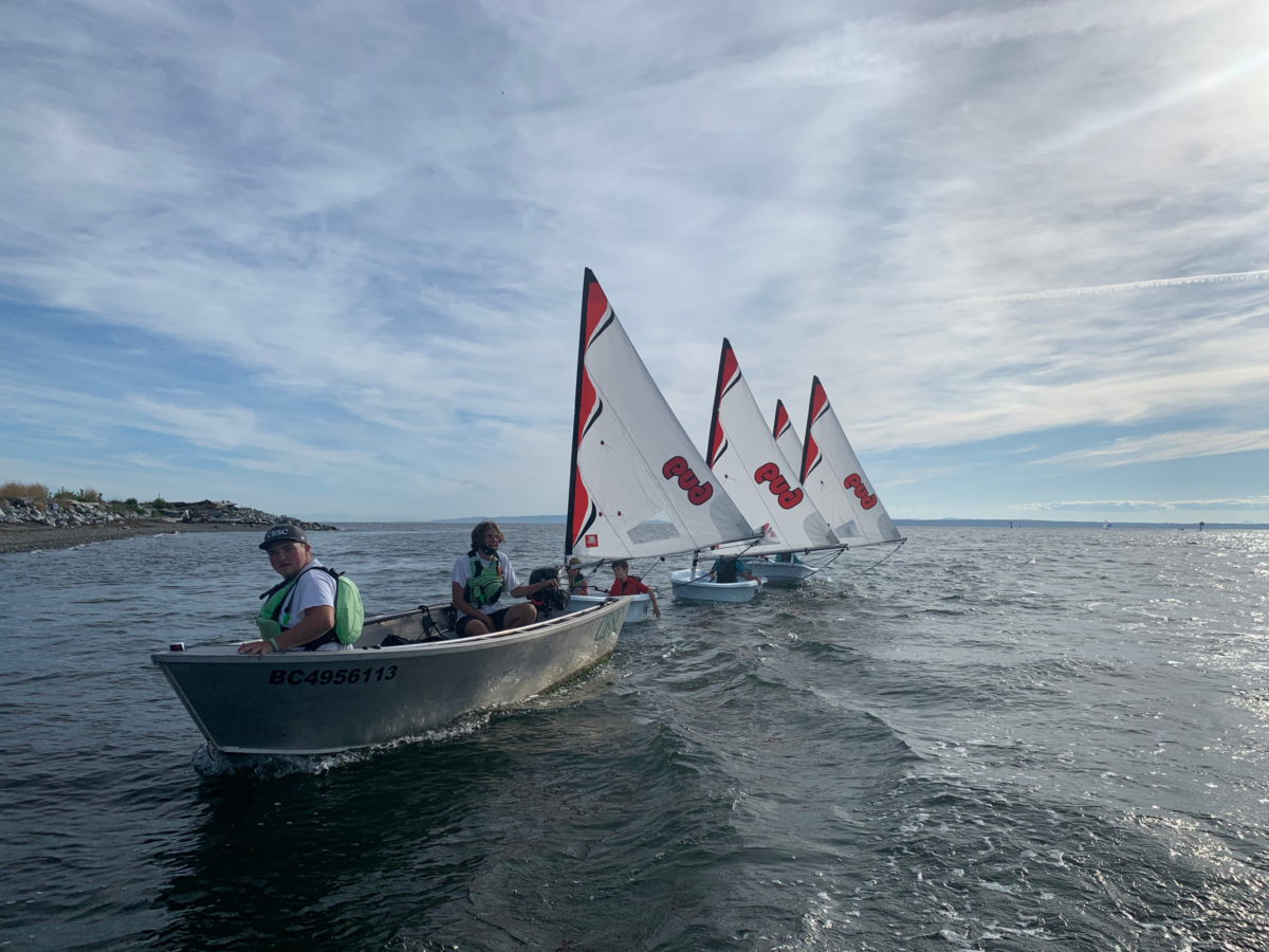 Sailing with Crescent Beach Swimming Club