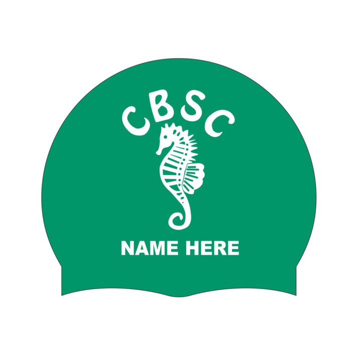 2024 CBSC Swim Team Personalized Swim Caps - Crescent Beach Swimming Club